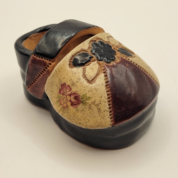 Accents | Mini Handmade Pottery Shoe Vintage Folk Art Design Made By ...